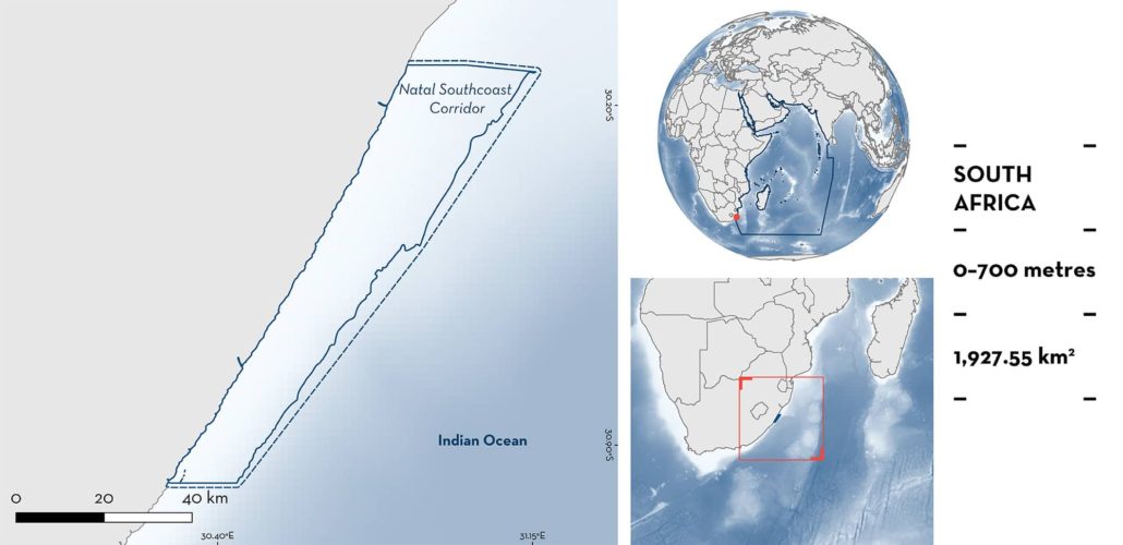 Natal Southcoast Corridor ISRA - Important Shark Ray Areas