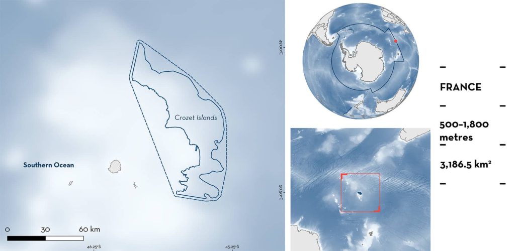 Crozet Islands ISRA - Important Shark Ray Areas