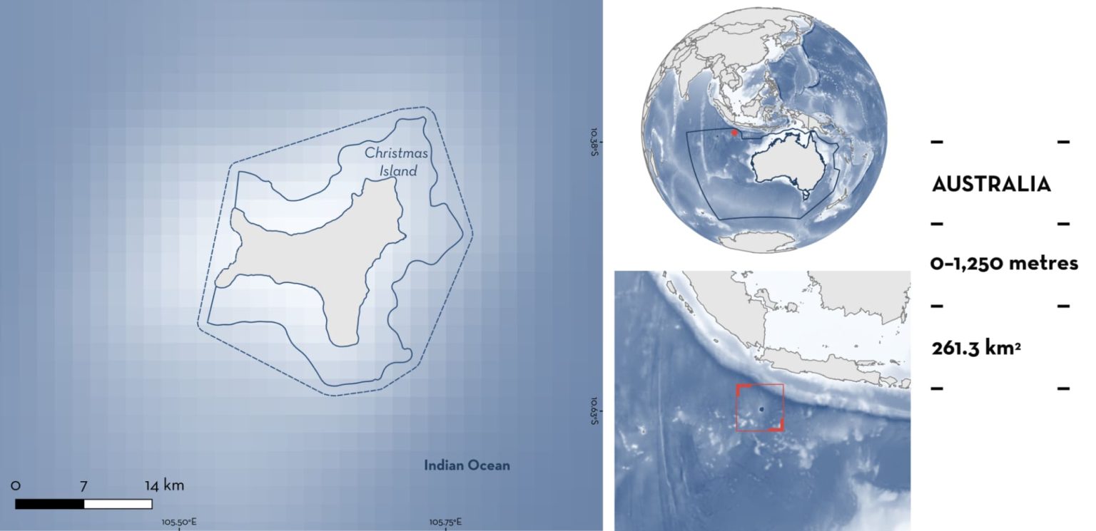 Christmas Island ISRA - Important Shark Ray Areas