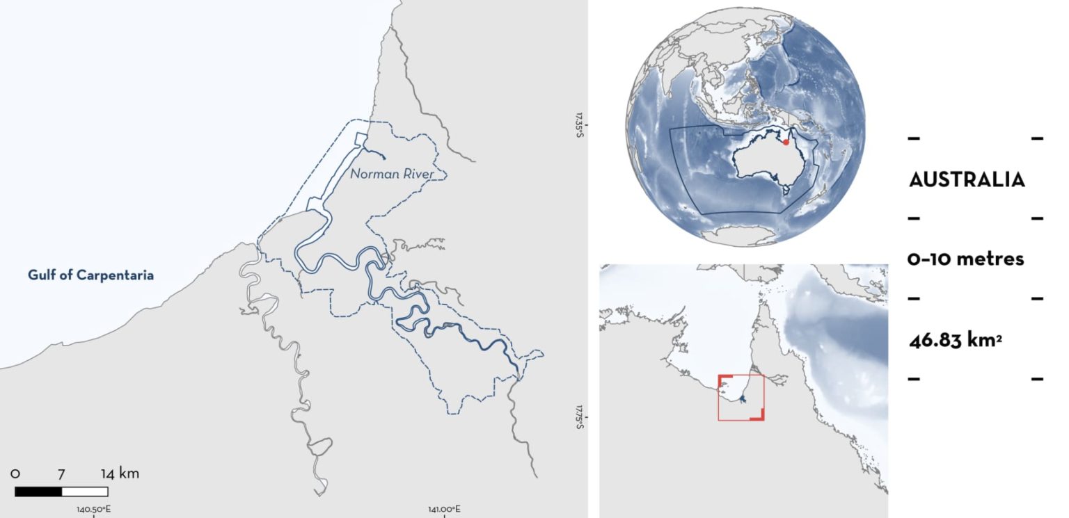 Norman River ISRA - Important Shark Ray Areas