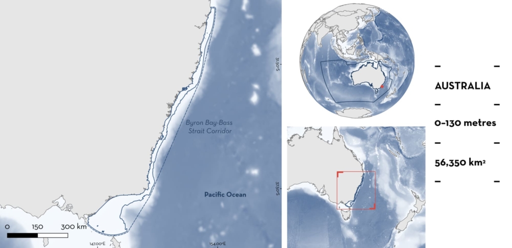 Byron Bay-Bass Strait Corridor ISRA - Important Shark Ray Areas